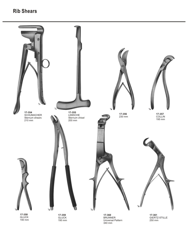 Giertz-stille, rib shears - Alphadent International