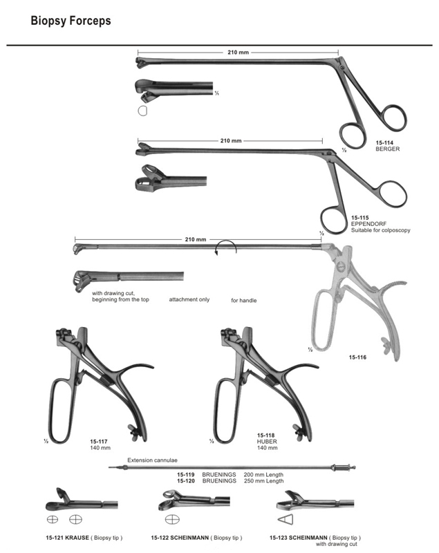 Huber, biopsy forceps - Alphadent International