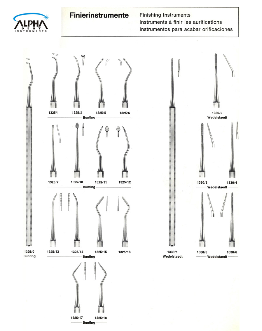 Wedelstaedt, finishing instruments - Alphadent International