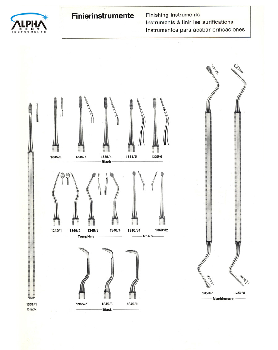Rhein, finishing instruments - Alphadent International