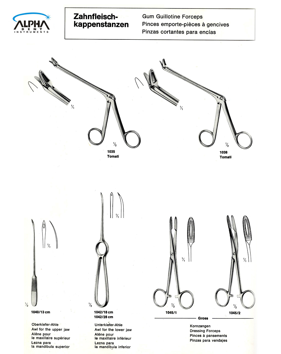 Gum guillotine forceps - Alphadent International