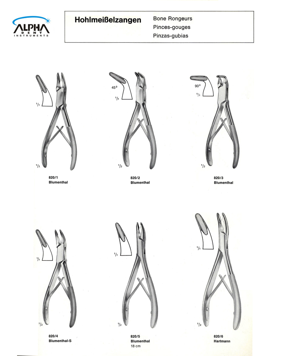 Hartmann, bone rongeurs - Alphadent International