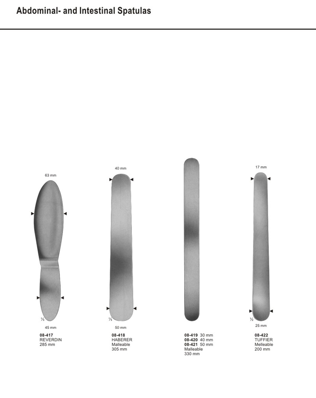 Reverdin, intestinal spatula - Alphadent International