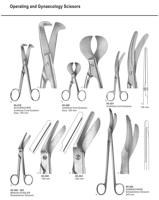 Umbilical cord scissors of obstetrics - Alphadent International