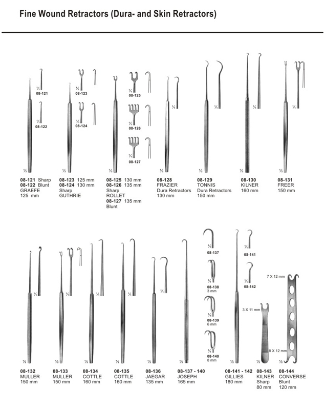 Rollet, fine wound retractor - Alphadent International